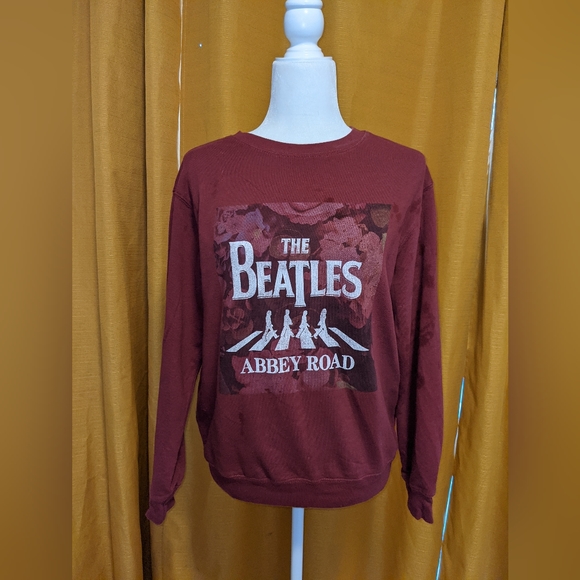 The Beatles | Sweaters | The Beatles Maroon Crew Neck | Poshmark